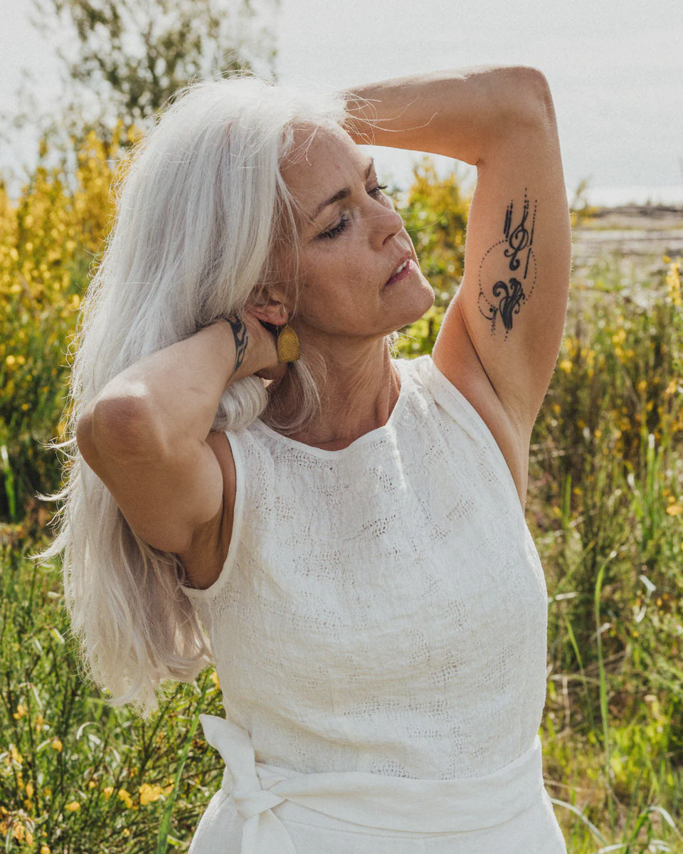 Althyrea | The Queen Anne's Linen Lace Top – branches & knots