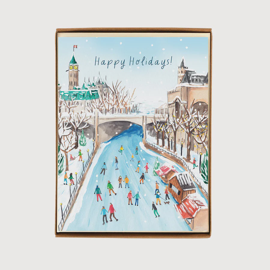 The Paperhood |Ottawa Holiday Cards Box of 8 #GC215-BX – branches & knots