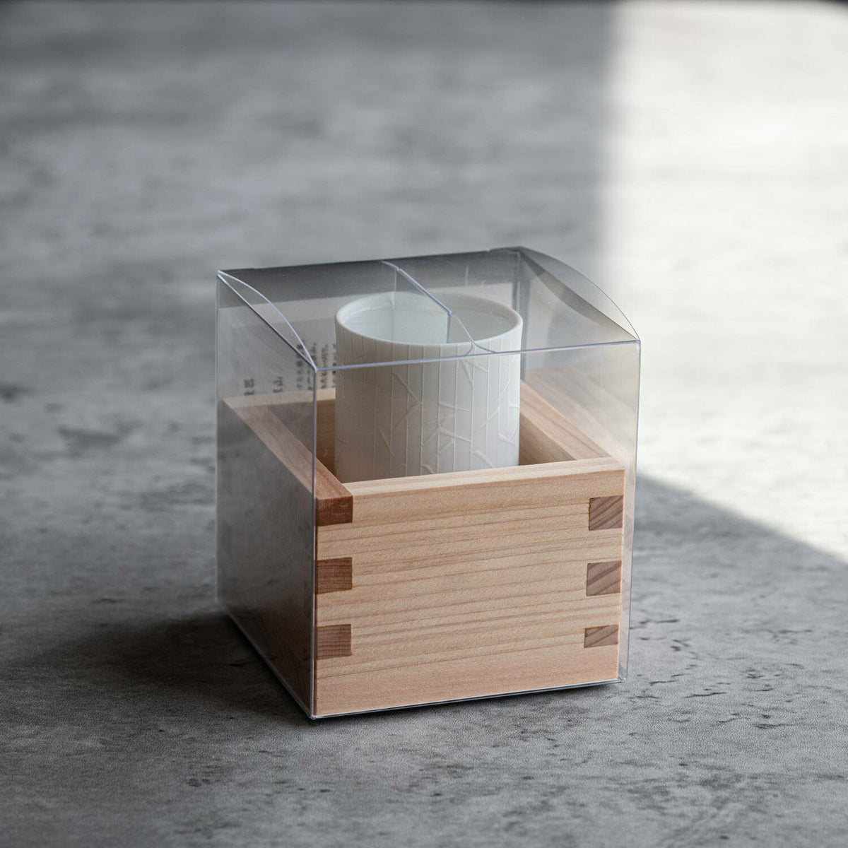 Yamani | Sake In A Natural Hinoki Box (Masu) – branches & knots