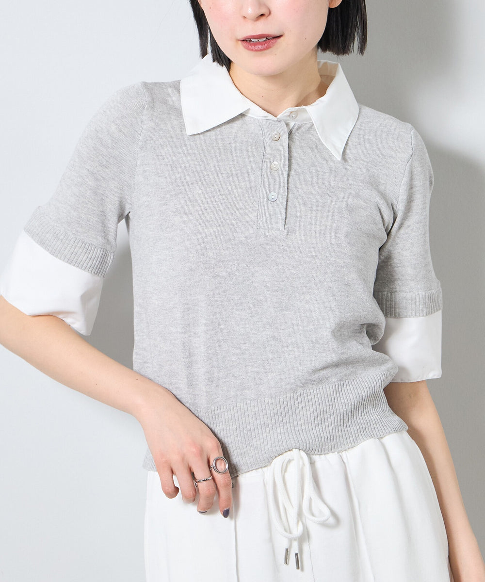 Selection | Shirt-Layered Summer Knit Pullover – branches & knots