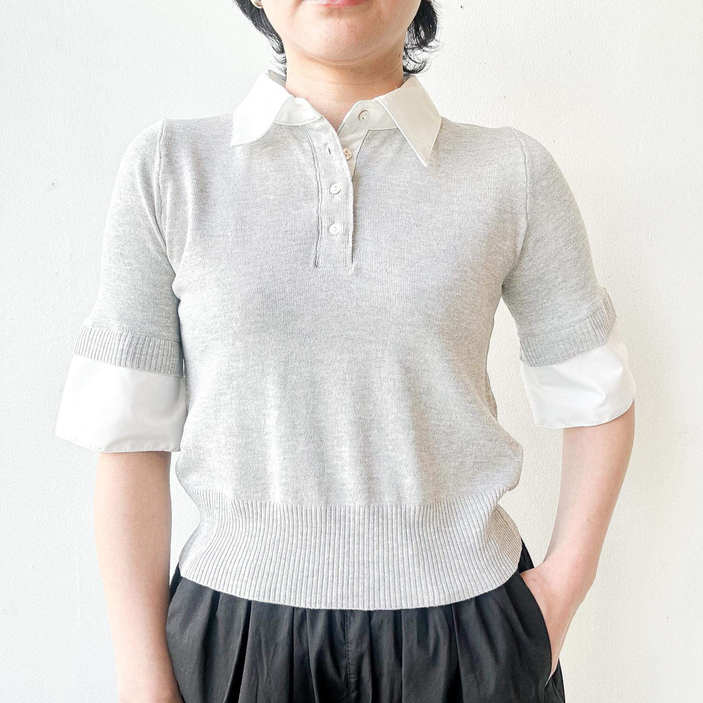 Selection | Shirt-Layered Summer Knit Pullover – branches & knots