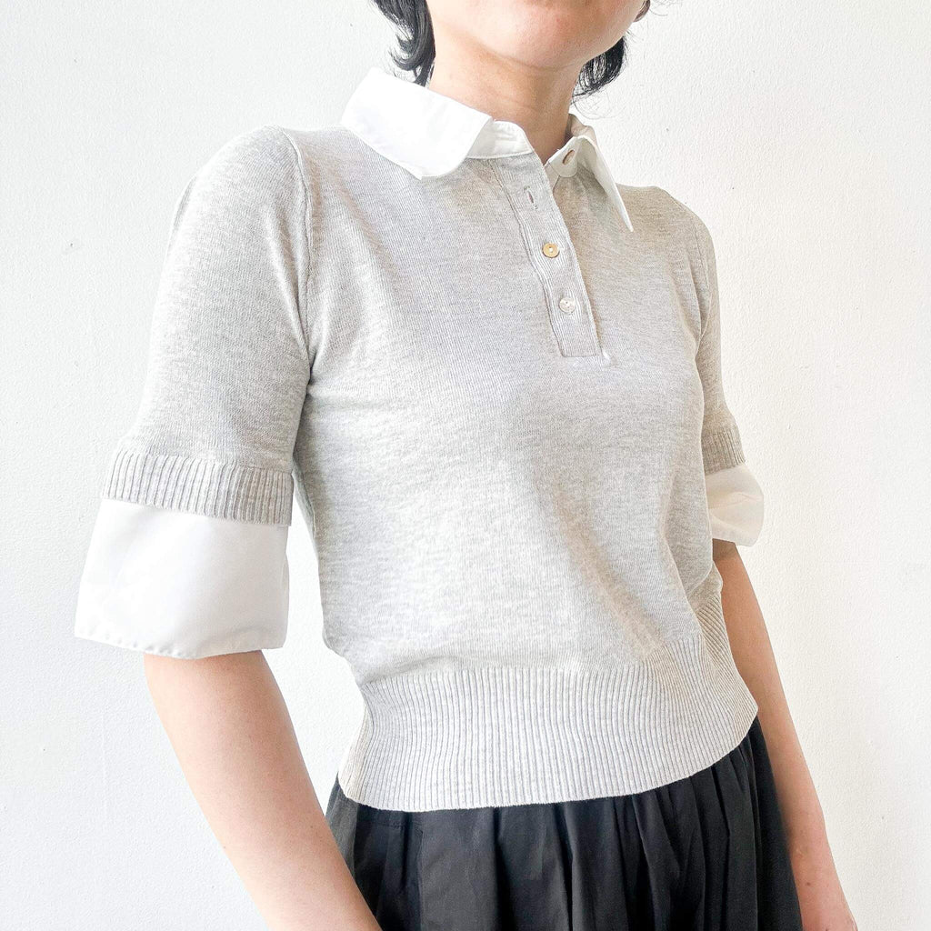 Selection | Shirt-Layered Summer Knit Pullover – branches & knots