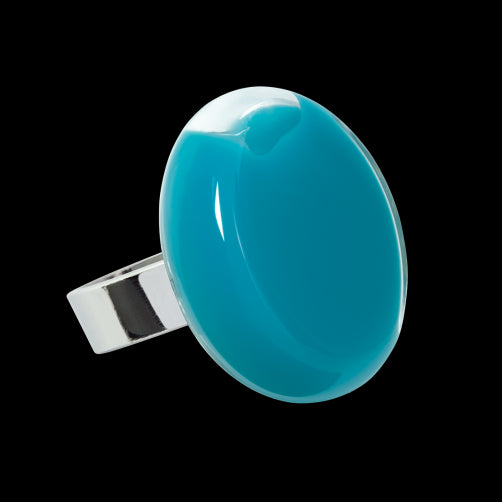 PYLONES GLASS RING MEDIUM / PLATINE – branches & knots