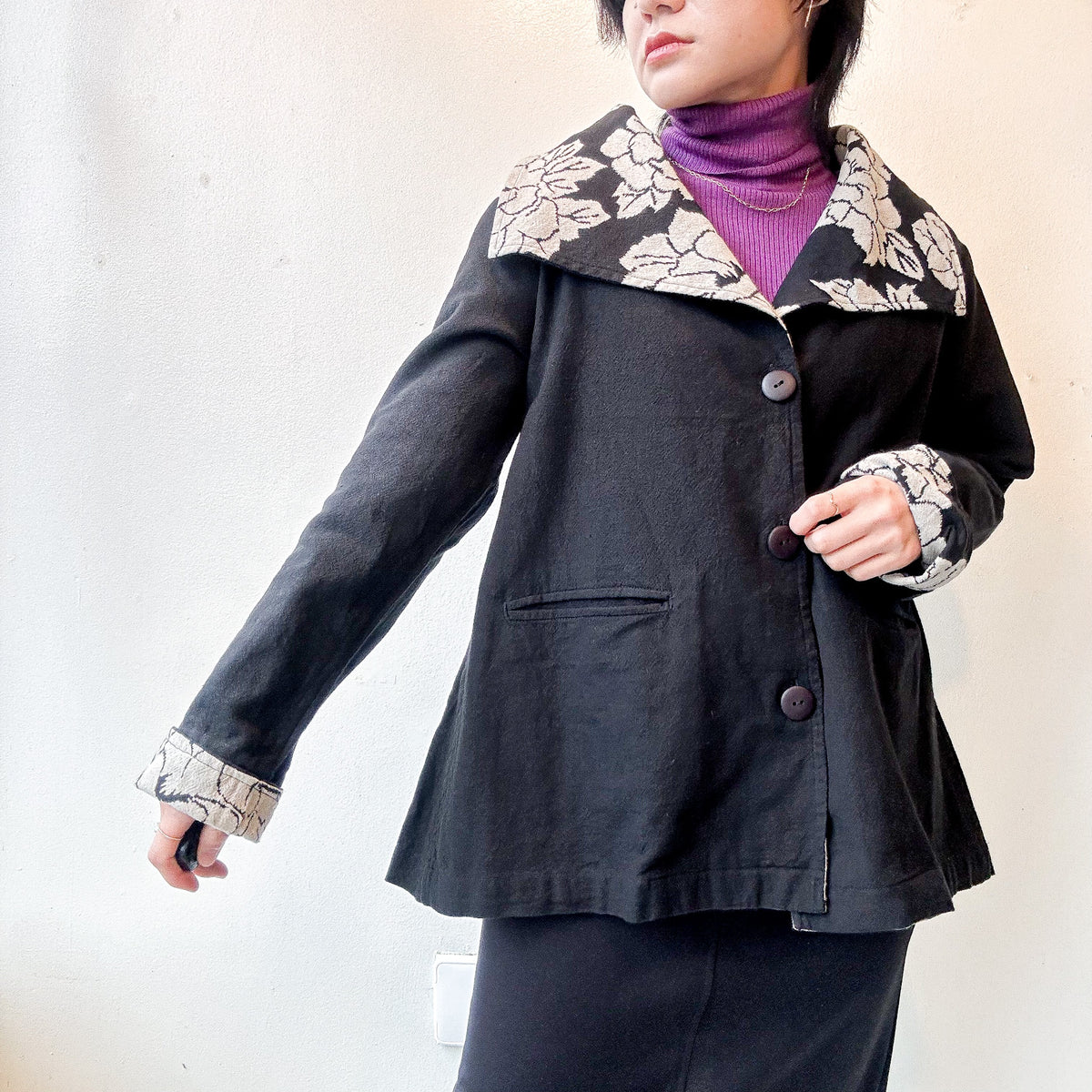 Sasaki Gallery | SSK 32 Collar Lily Jacket – branches & knots