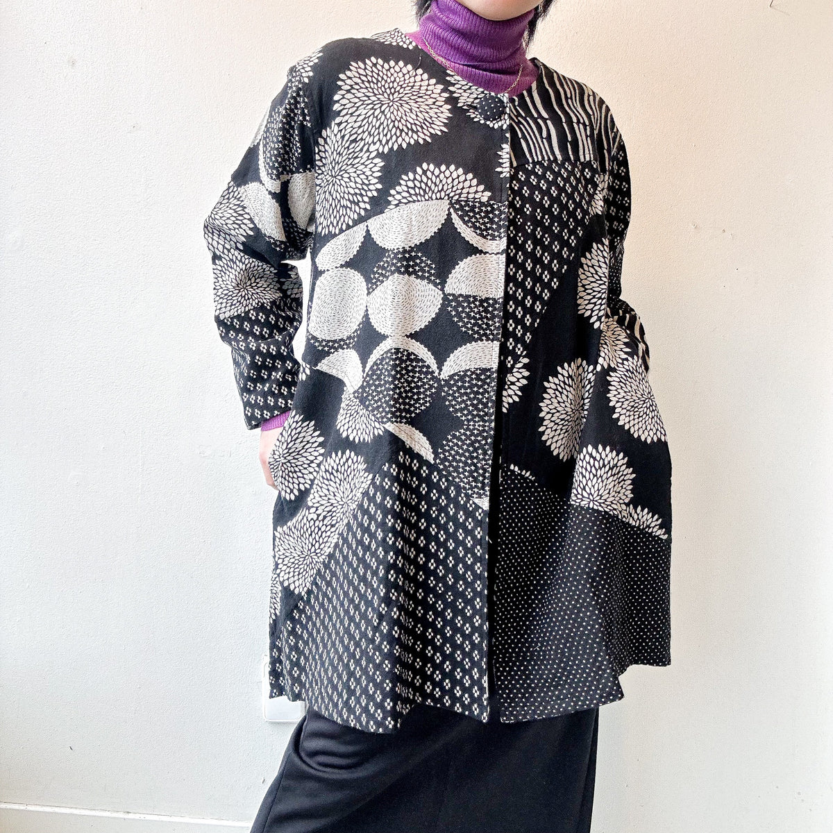 Sasaki Gallery | SSK 5A Long Jacket No Collar – branches & knots